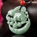 Jade Rabbit Pendant Necklace: Chinese Zodiac Jadeite Jewelry - Etsy