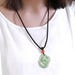 Jade Rabbit Pendant Necklace: Chinese Zodiac Jadeite Jewelry - Etsy