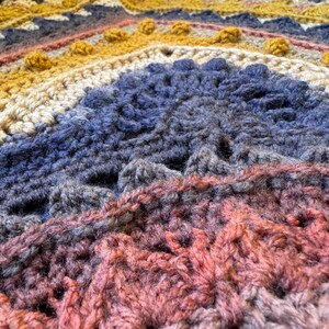 Mandala Blanket, Crochet Mandala, Throw Blanket, Baby Blanket ...