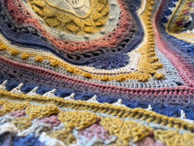 Mandala Blanket, Crochet Mandala, Throw Blanket, Baby Blanket ...