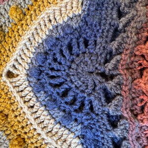 Mandala Blanket, Crochet Mandala, Throw Blanket, Baby Blanket ...