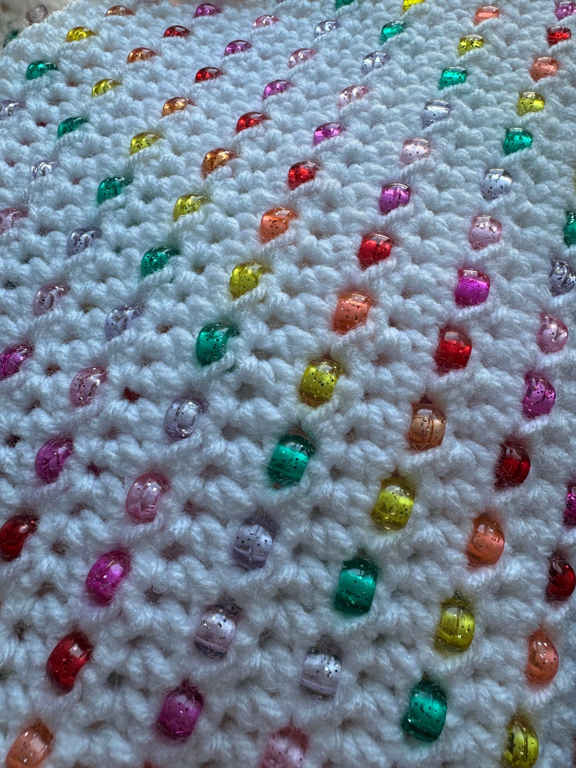 Weighted Pony Bead Blanket, Custom Order, Weighted Blanket, Anxiety ...