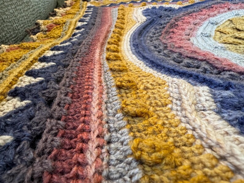 Mandala Blanket, Crochet Mandala, Throw Blanket, Baby Blanket ...