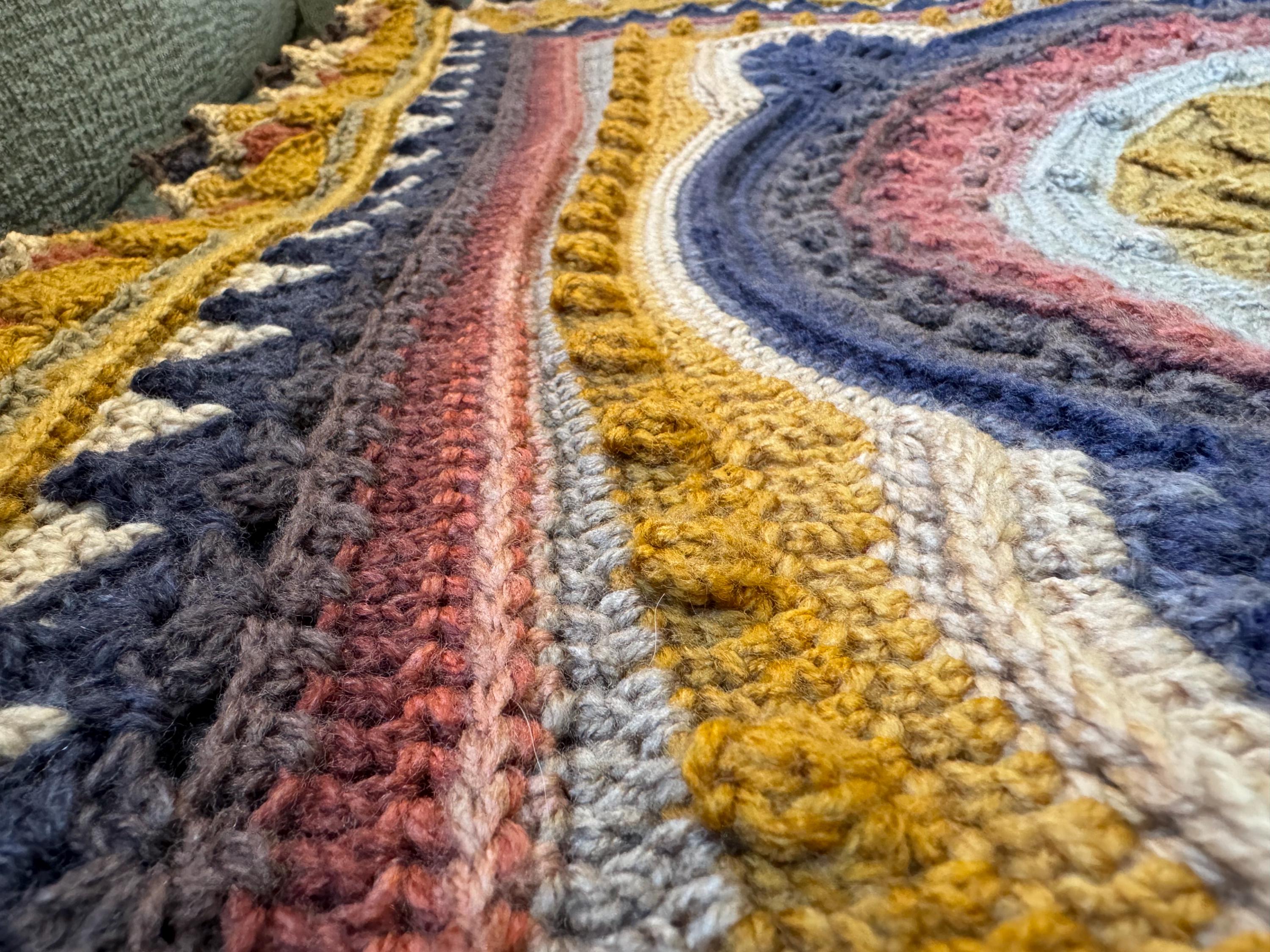 Mandala Blanket, Crochet Mandala, Throw Blanket, Baby Blanket ...
