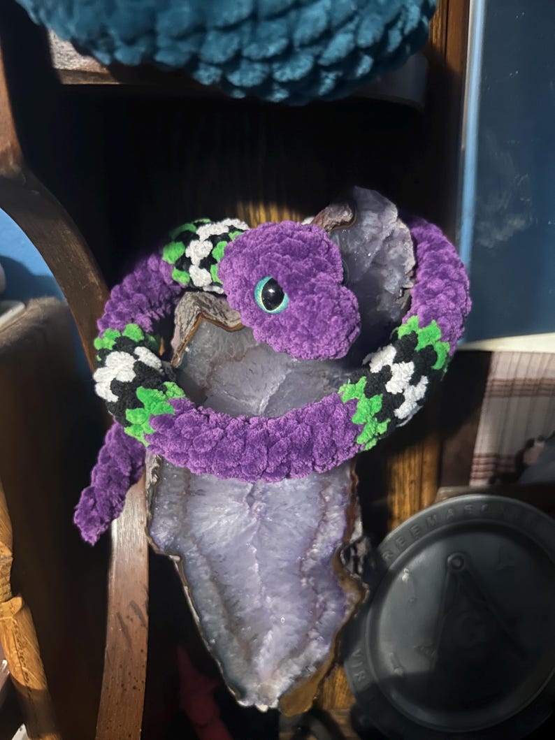 Baby Snake Plushie Baby Ball Python Snake Stuffed Animal With ...