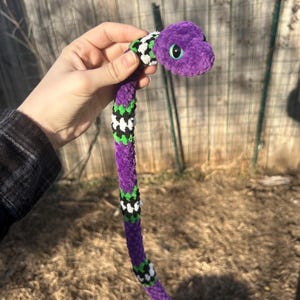 Baby Snake Plushie Baby Ball Python Snake Stuffed Animal With ...