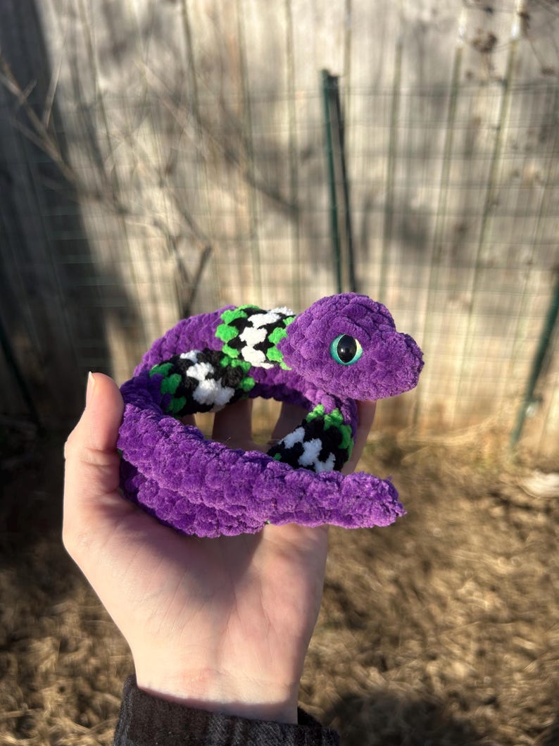 Baby Snake Plushie Baby Ball Python Snake Stuffed Animal With ...