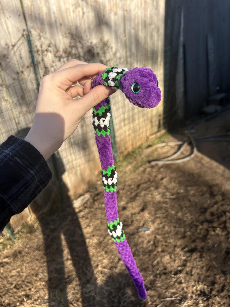 Baby Snake Plushie Baby Ball Python Snake Stuffed Animal With ...