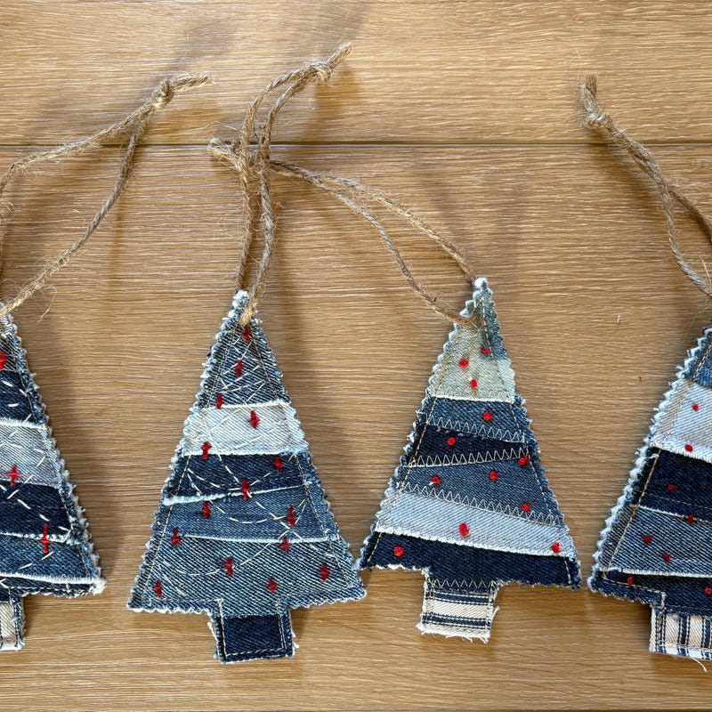 Sashiko Tree - Etsy