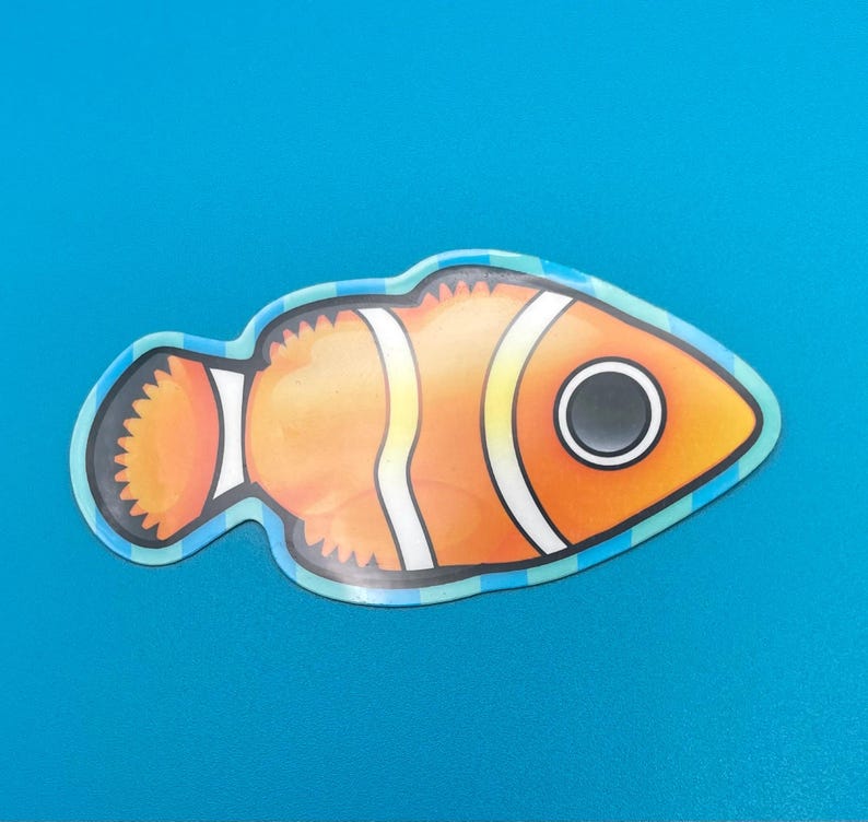 Frutiger Aero Style Fish Sticker - Etsy