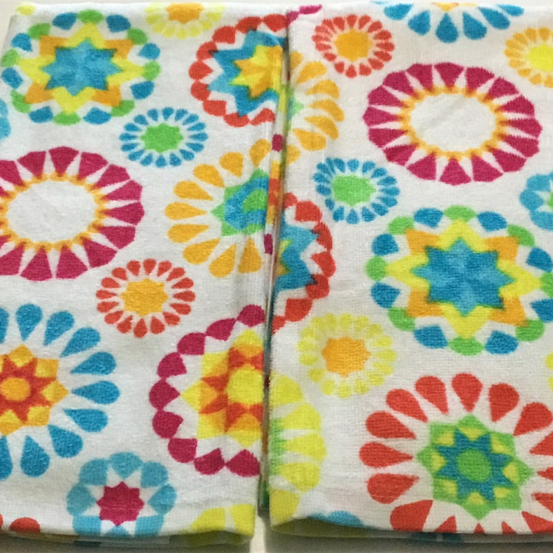 Geometric Hand Towel - Etsy