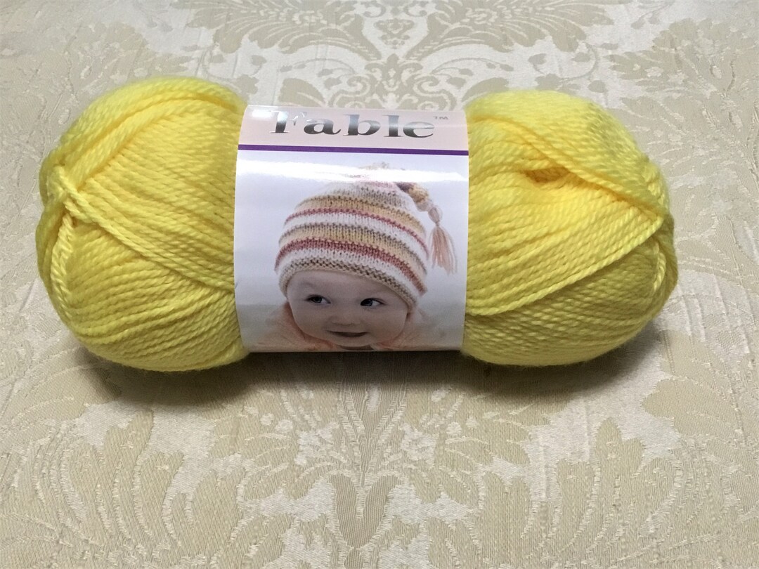 Golden Goose Fable Yarn: Yellow Baby Yarn, 3 Weight - Etsy