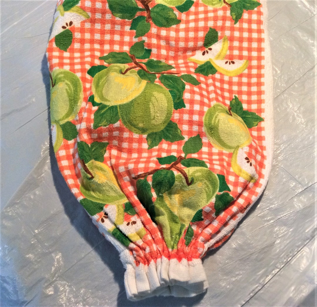 GREEN APPLES Plastic Bag Holder, Sock Sack, Bag Holder, Apple Lover ...