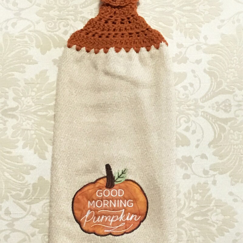 Morning Pumpkin Tea Towel - Etsy