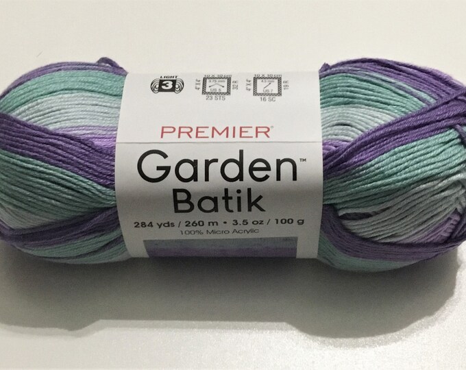 DISCONTINUED Water Lily Garden Batik Yarn by Premier Yarns, Micro ...