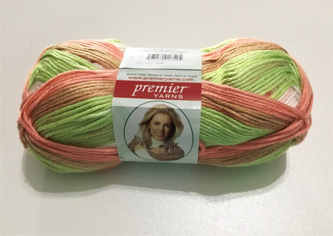 DISCONTINUED Orange Tree Serenity Garden Yarn by Premier Yarns, Dralon ...