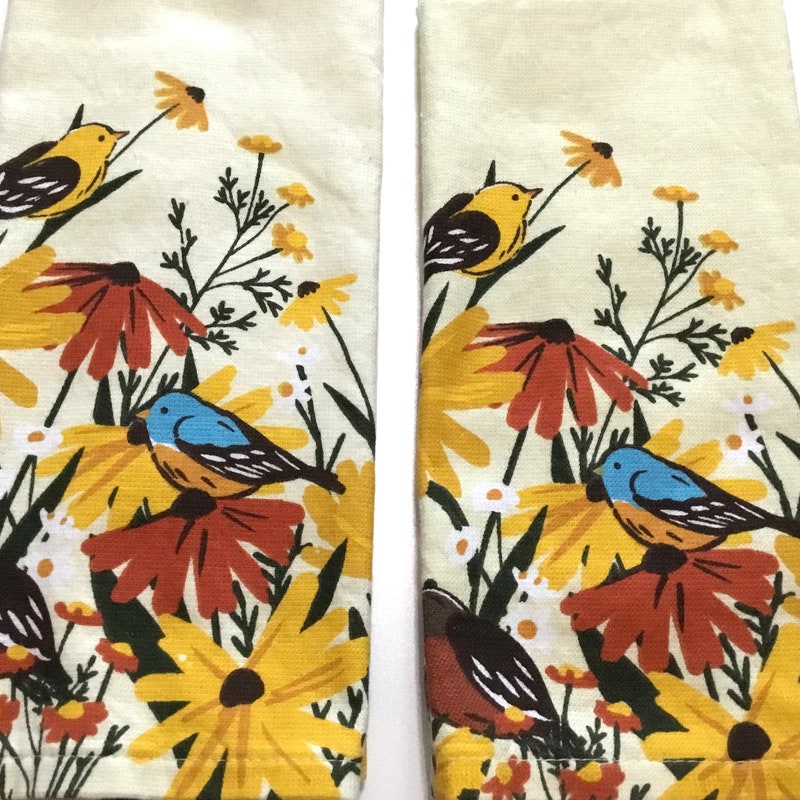 Bird Dish Towels - Etsy