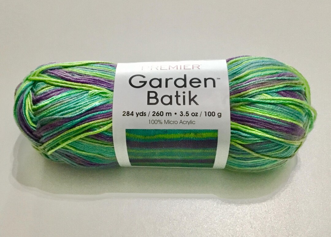 Discontinued Morning Glory Garden Batik by Premier Yarn, #3 Weight Yarn ...