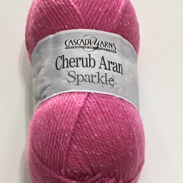 Pink Sparkle Yarn - Etsy