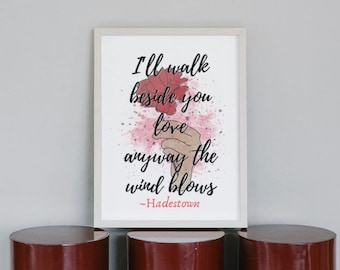 Hadestown Musical Inspired Printable Wall Art, Instant Download ...