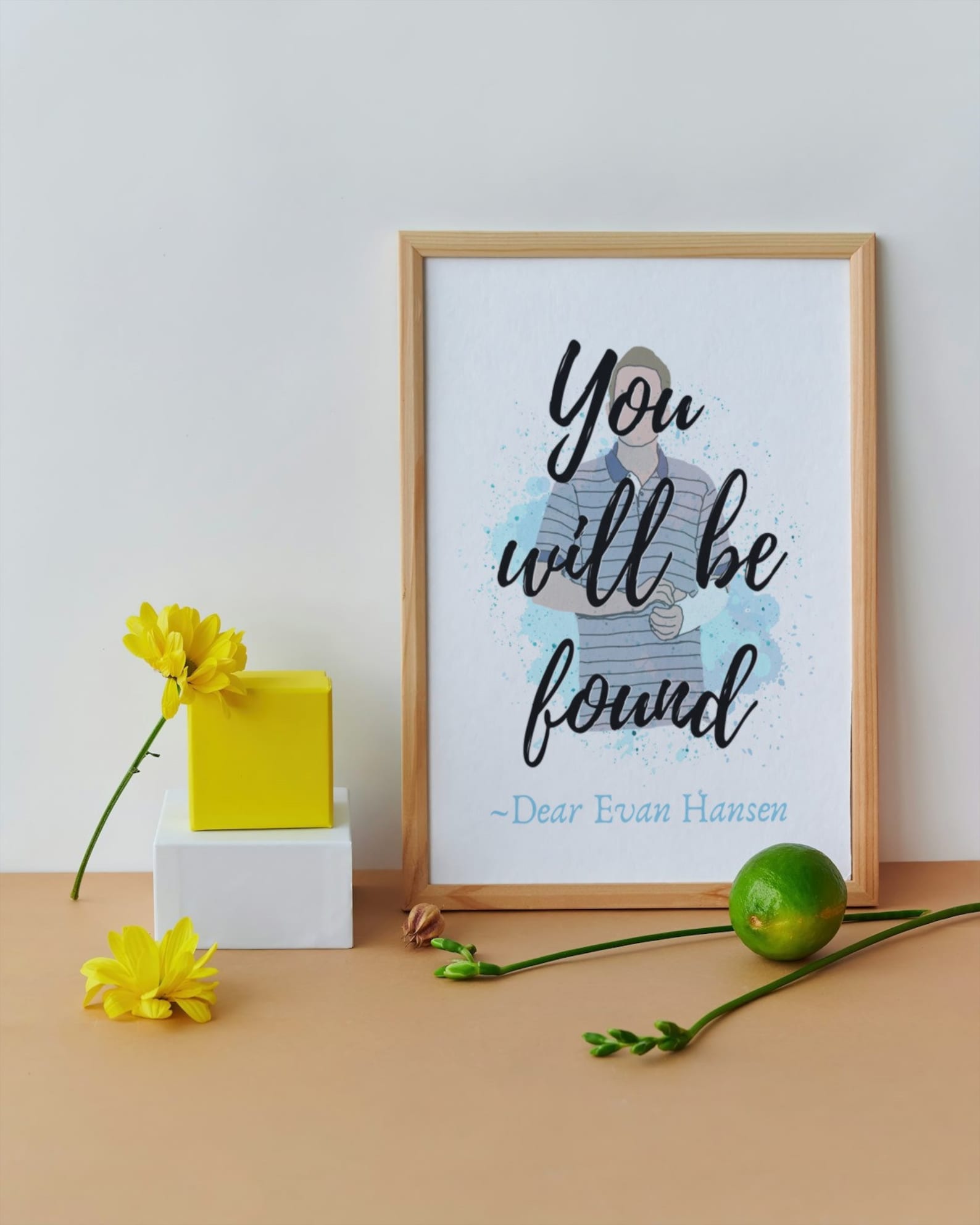 Dear Evan Hansen Inspired Printable Wall Art, Instant Download, Dear ...
