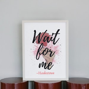 Hadestown Musical Inspired Printable Wall Art, Instant Download ...