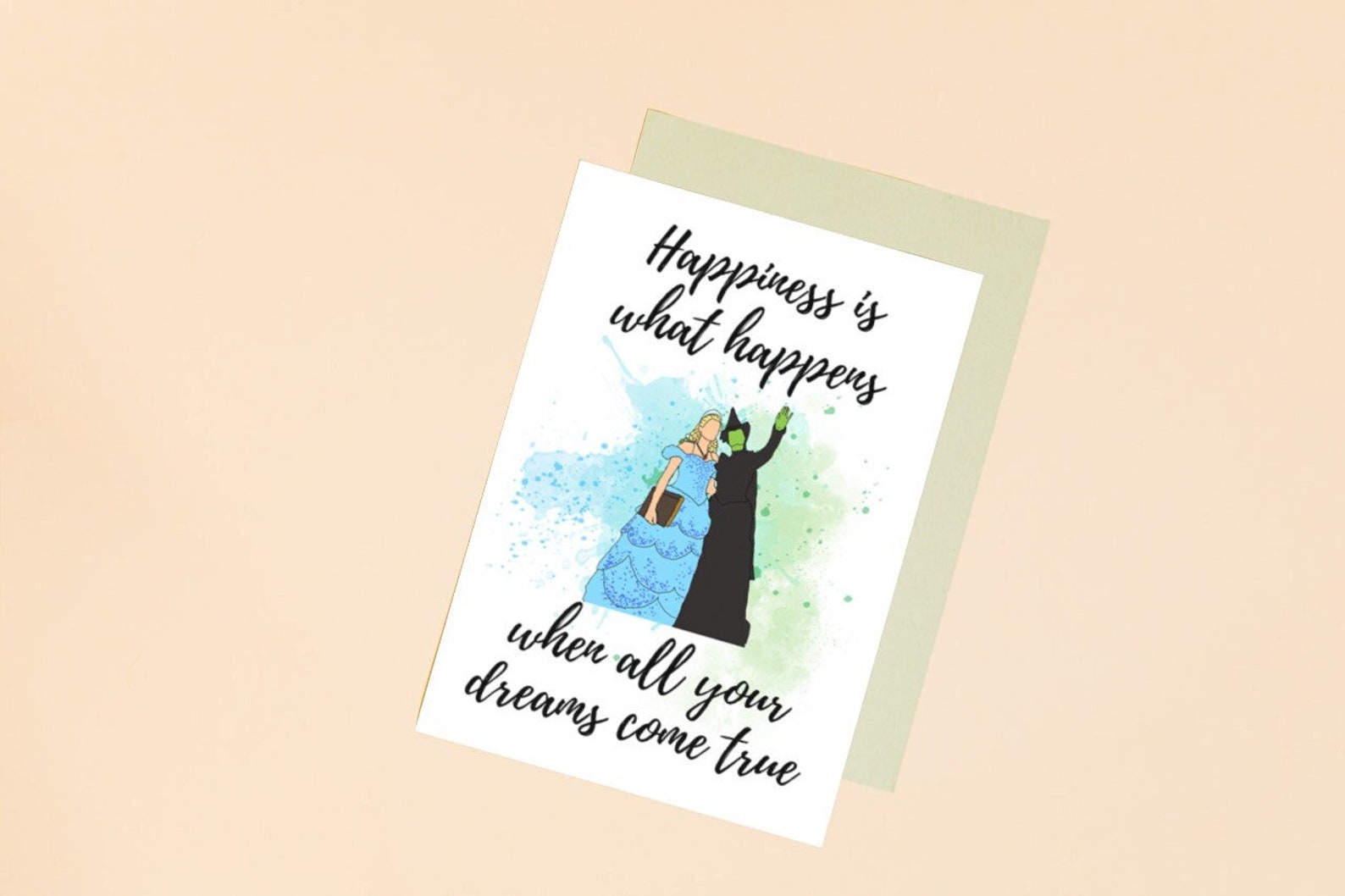 PRINTABLE Wicked Greeting Card/ Anniversary/ Wedding/ Birthday/ Sisters ...