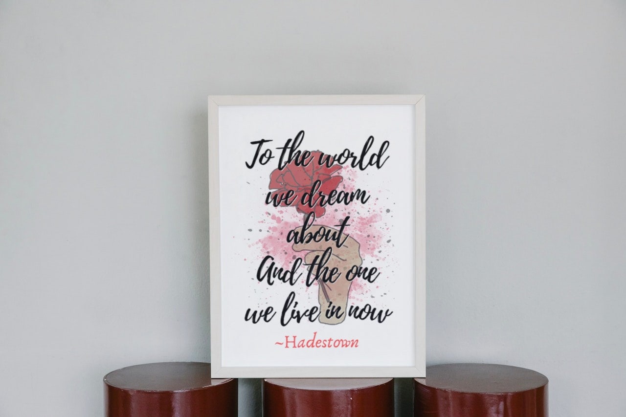 Hadestown Musical Inspired Printable Wall Art, Instant Download ...