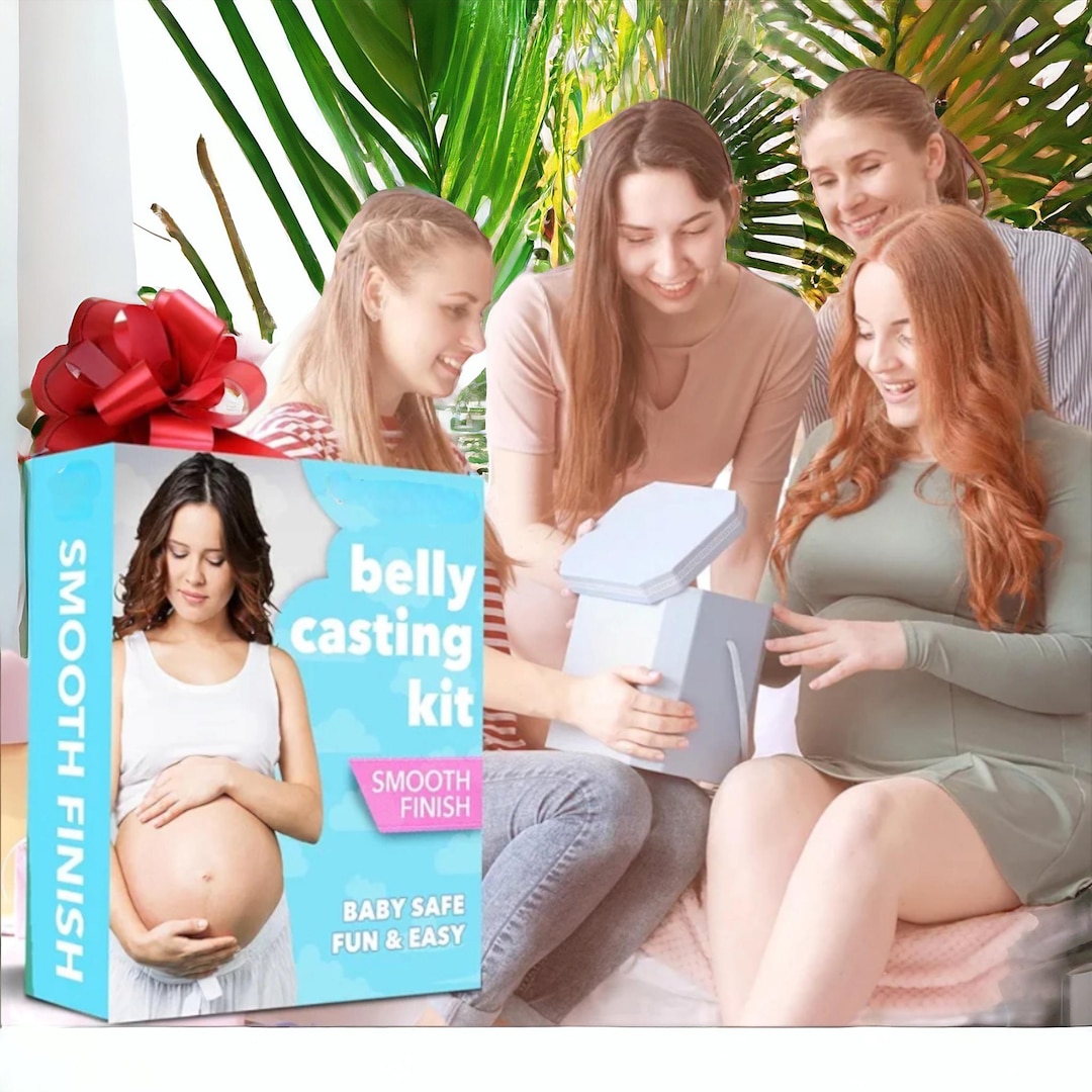 Deluxe Pregnancy Belly Casting Kit With Smooth Finish - Safe & Easy 3D ...