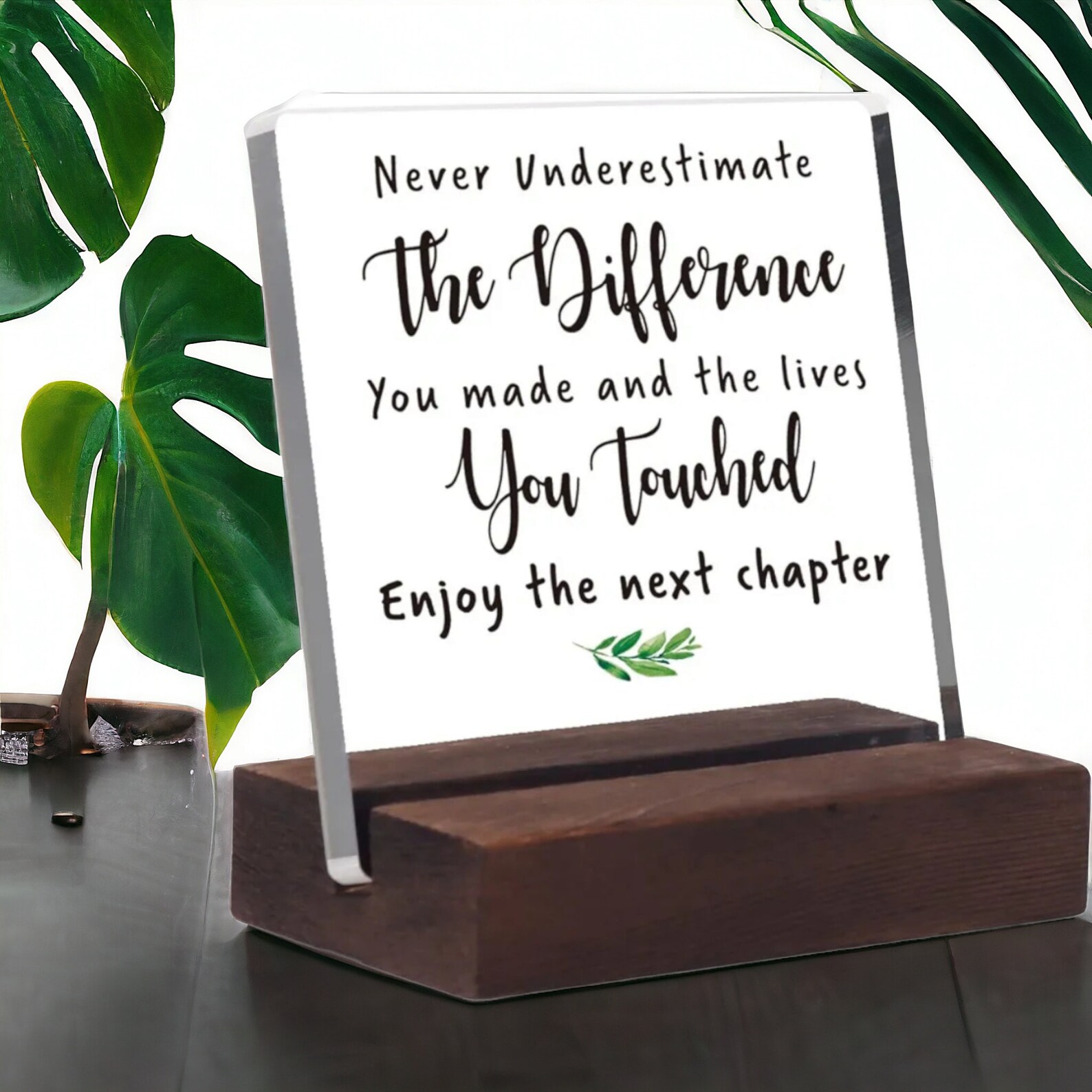 Clear Desk Sign - Coworker Gifts for Women and Men, Retirement & Going ...