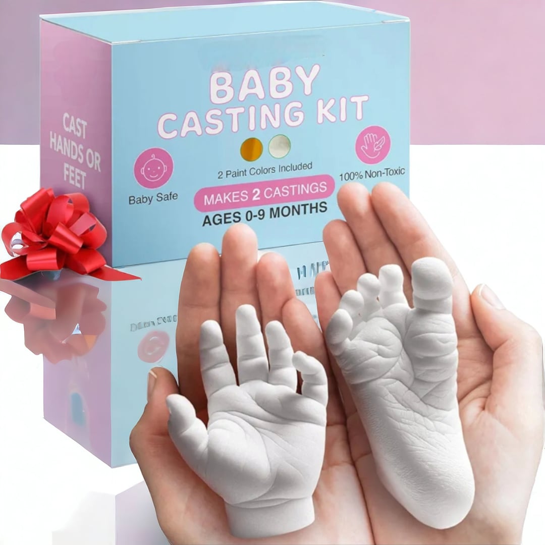 Infant Hand & Foot Keepsake Casting Kit - Plaster Hand Molding for ...