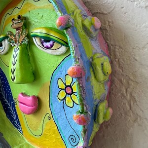 Love the Frog- Mask in a Paper Mache Bowl. - Etsy