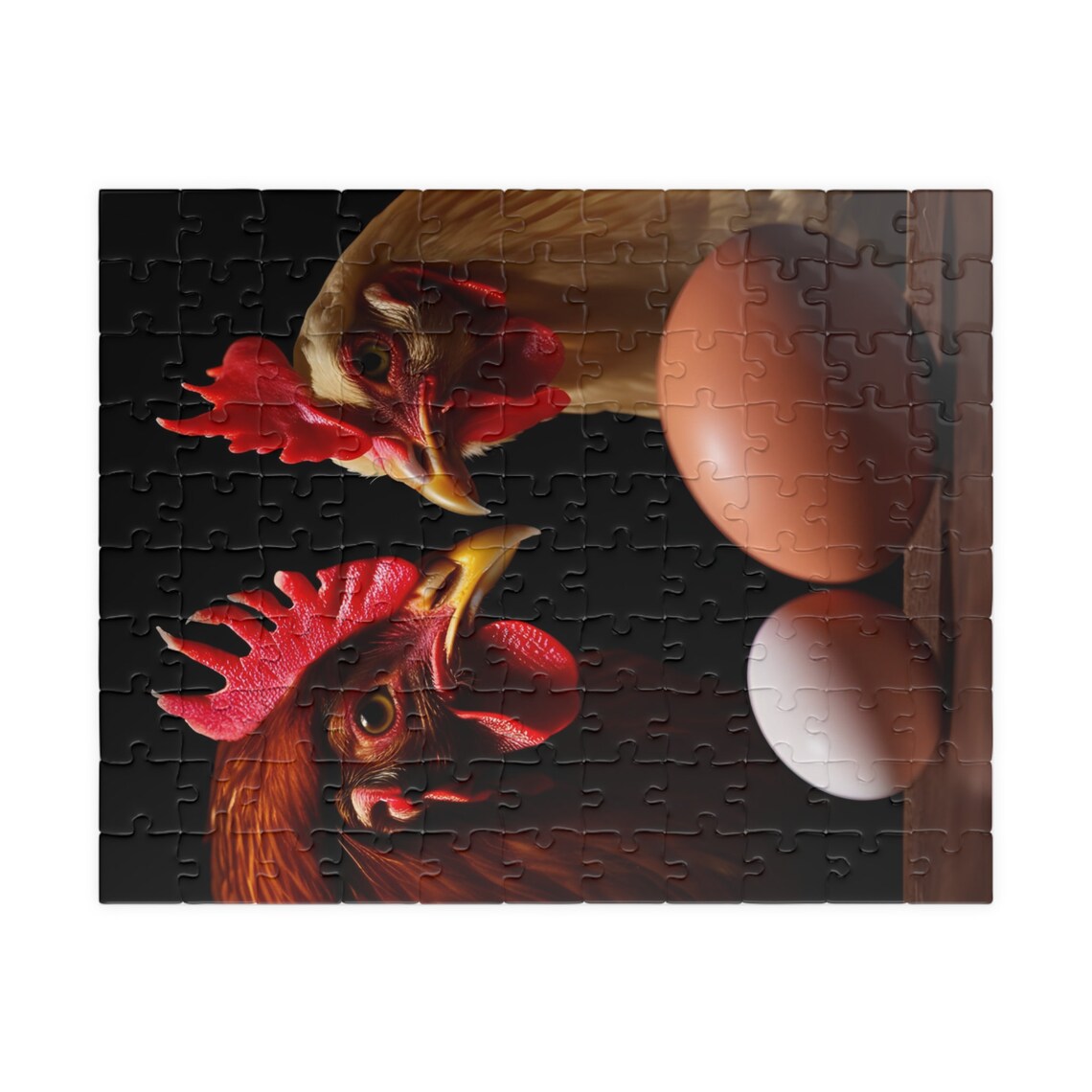 Minimalist Wooden Two Eggs Puzzle - Challenging and Unique Design ...