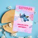 Stitch Sleepover Birthday Invitation | Stitch Spa Slumber Party ...