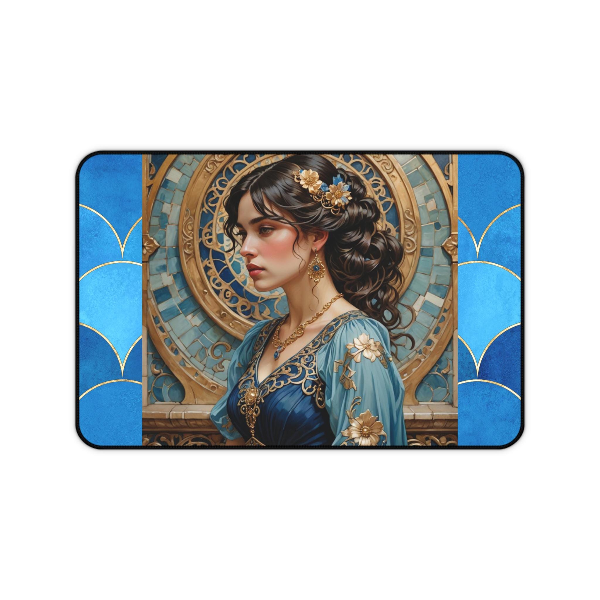 Spanish Flamenco Desk Mat – Alphonse Mucha Style Home Office Accessory ...