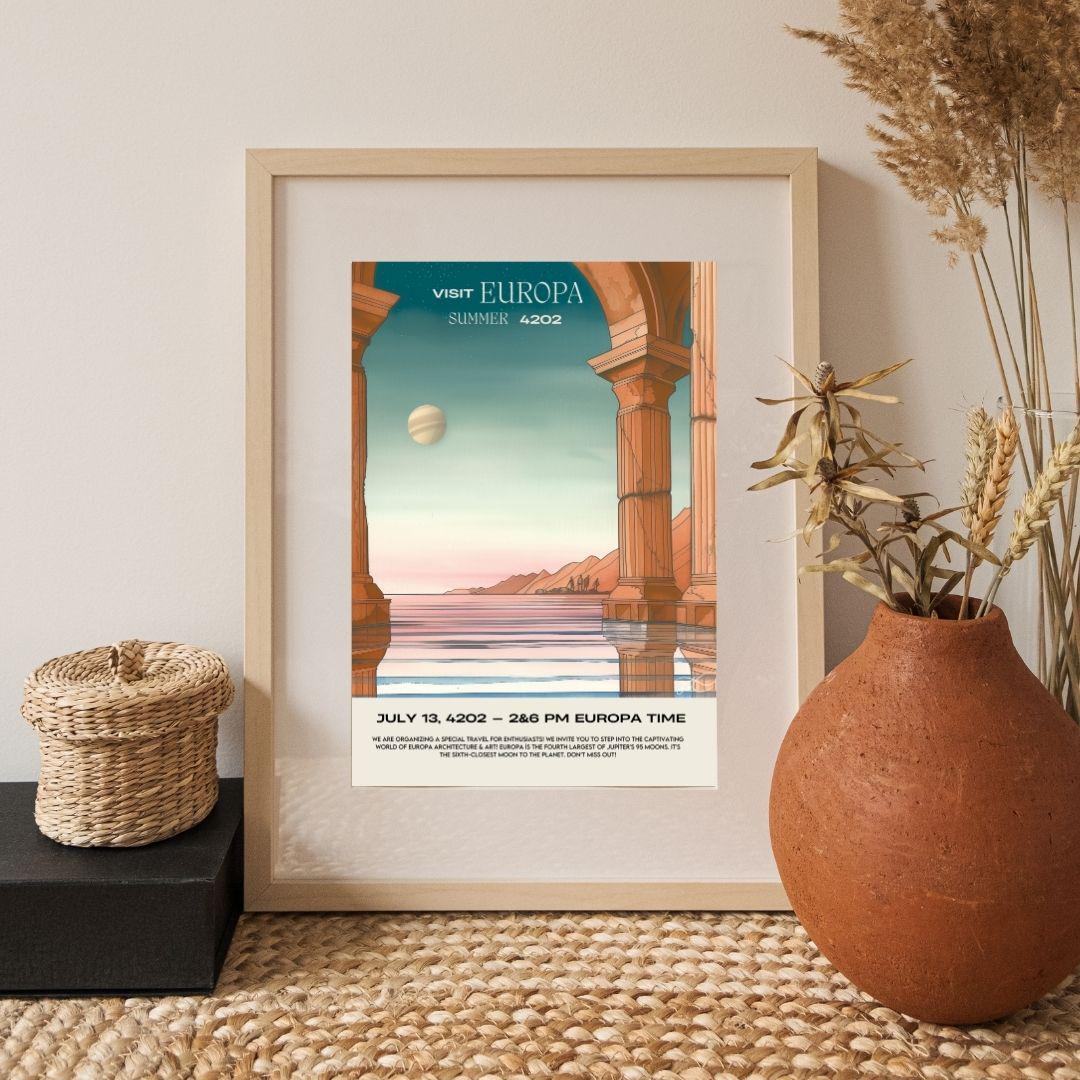 Science Fiction Vintage Travel Poster | Wall Art | Digital Download ...