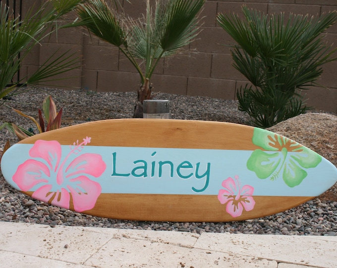 Mini Surfboard Wall Art Beach Decor Personalized - Etsy
