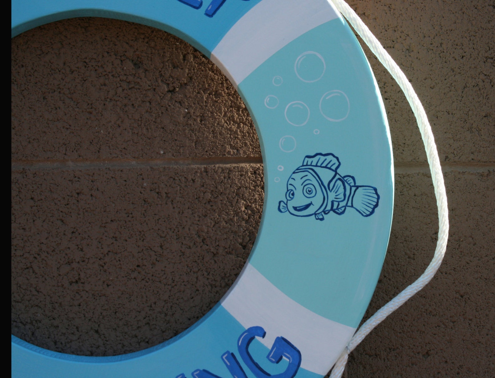 Pool decor life preserver wood life preserver Wood Sign | Etsy