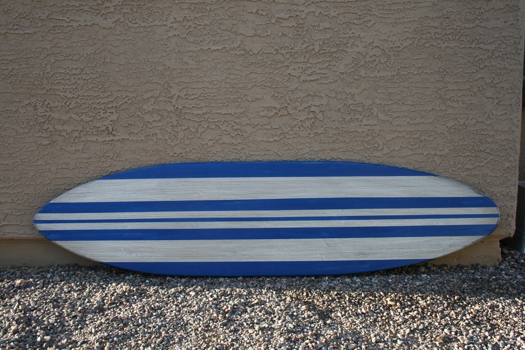 6 Foot Surfboard Wall Art, Weathered Surfboard, Surfboard Headboard ...