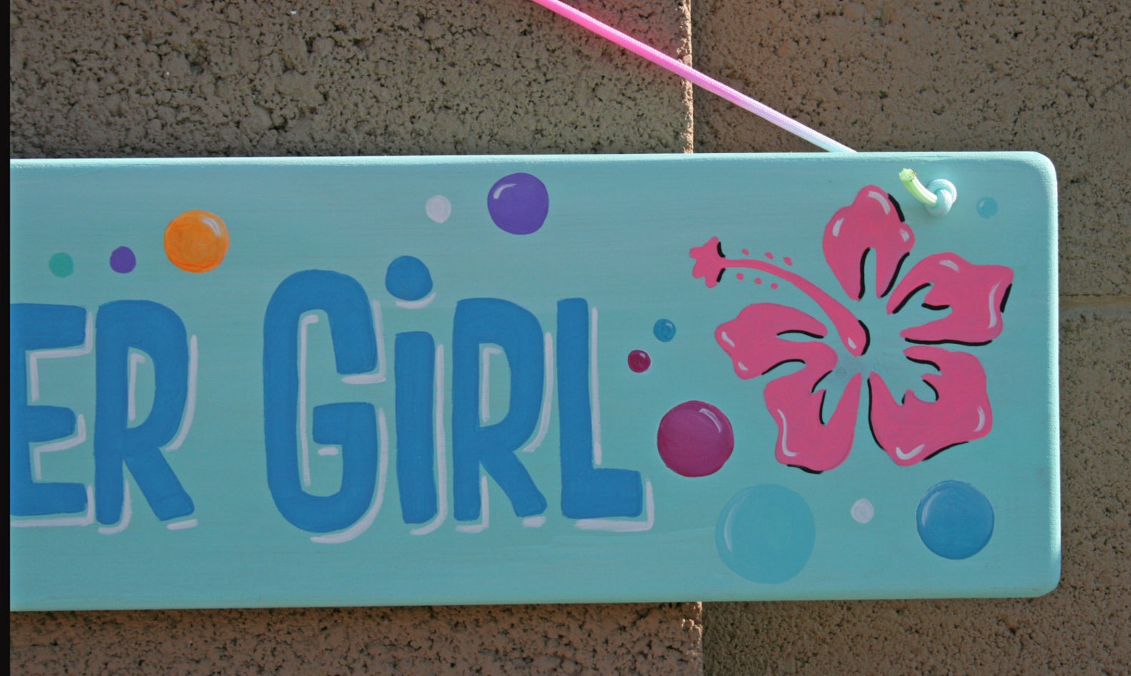 Surfer Girl Wooden Sign, Beach Room Decor, Door Hanger - Etsy