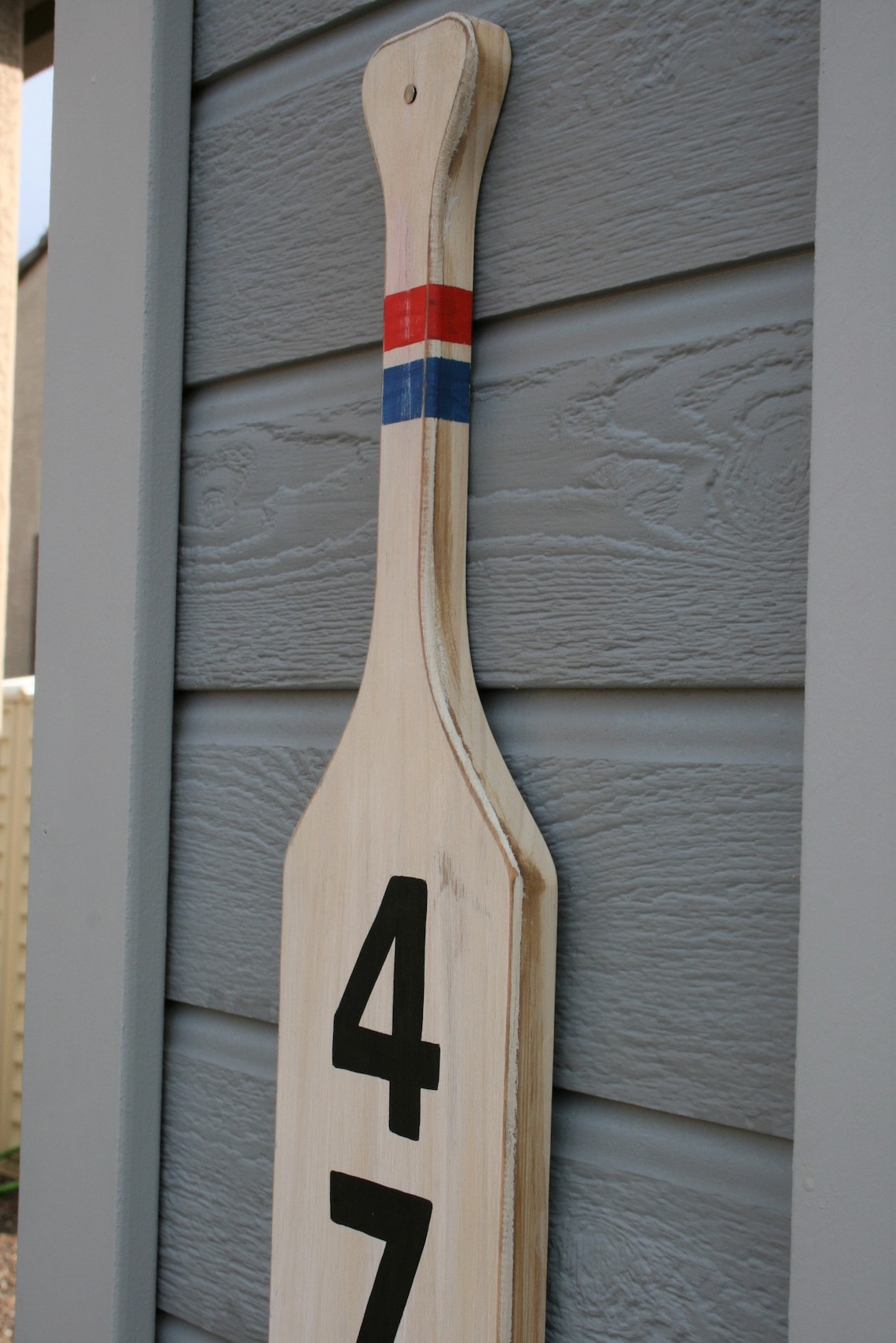 Custom Painted Oar Address Sign for Beach House or Lake House - Etsy