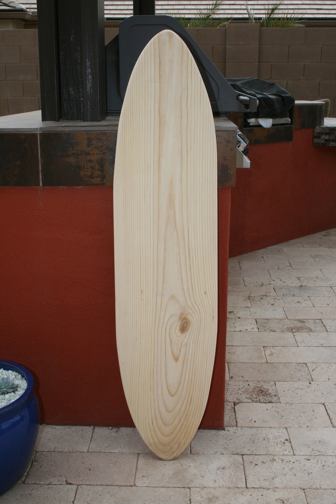 4 Foot Unfinished Wood Surfboard Ready to Paint 11 X 48 - Etsy