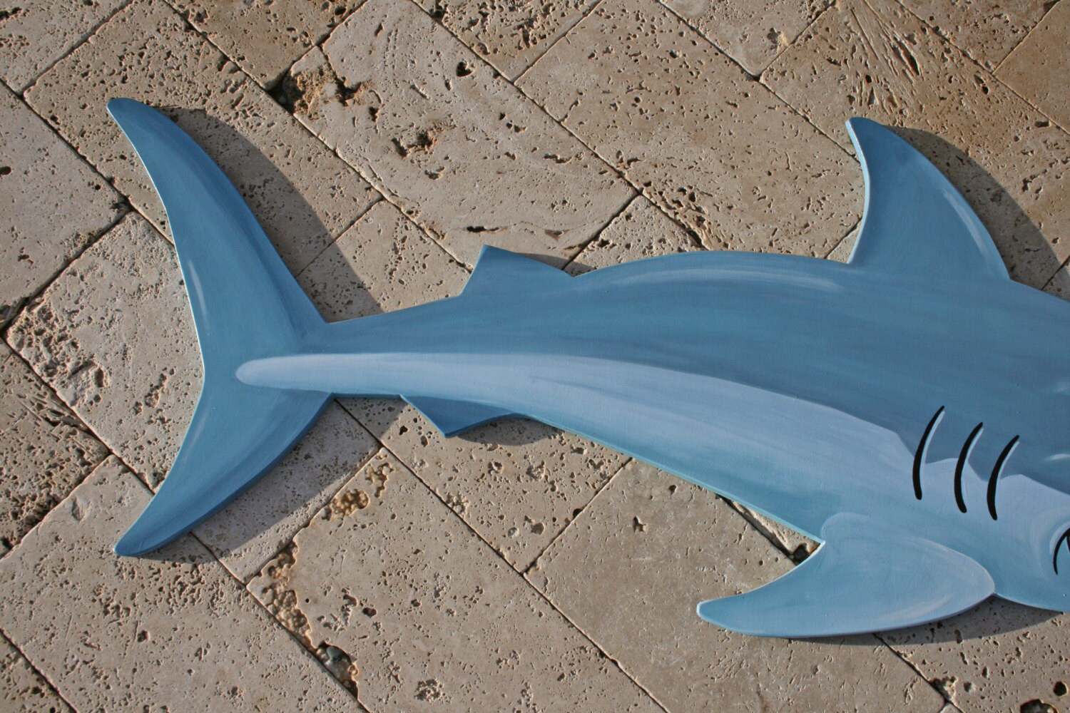 Shark Wall Hanging Wooden Shark Cut Out Kids Room Decor - Etsy