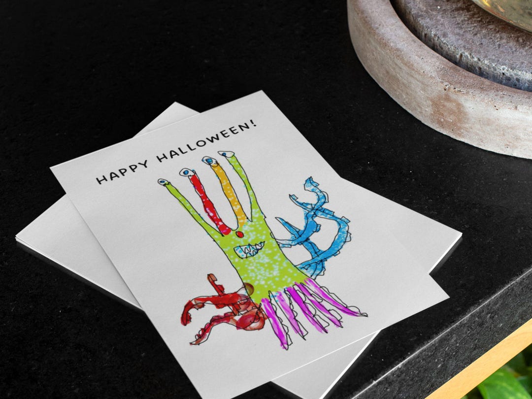 Bright, Fun Monster Halloween Card for Kids – Hope Your Halloween is ...