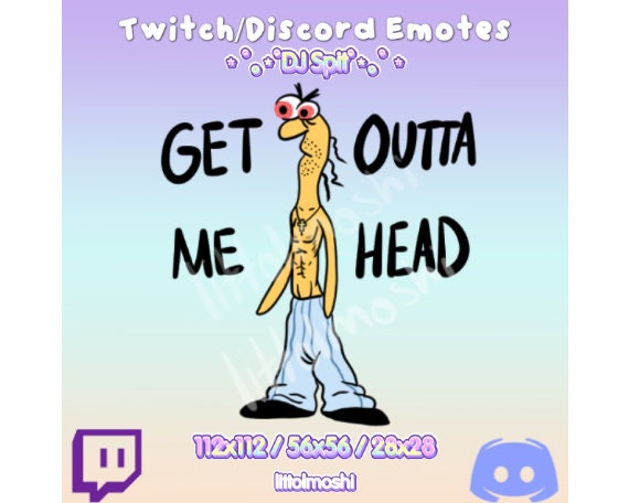 Smiling Friends DJ Spit Emote (twitch/discord) - Etsy