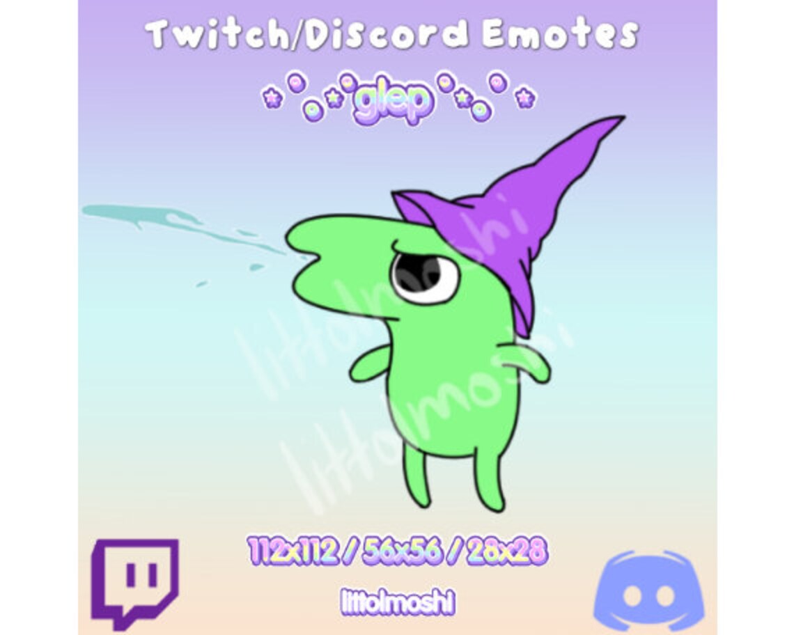Smiling Friends Glep Spit Emote (twitch/discord) - Etsy