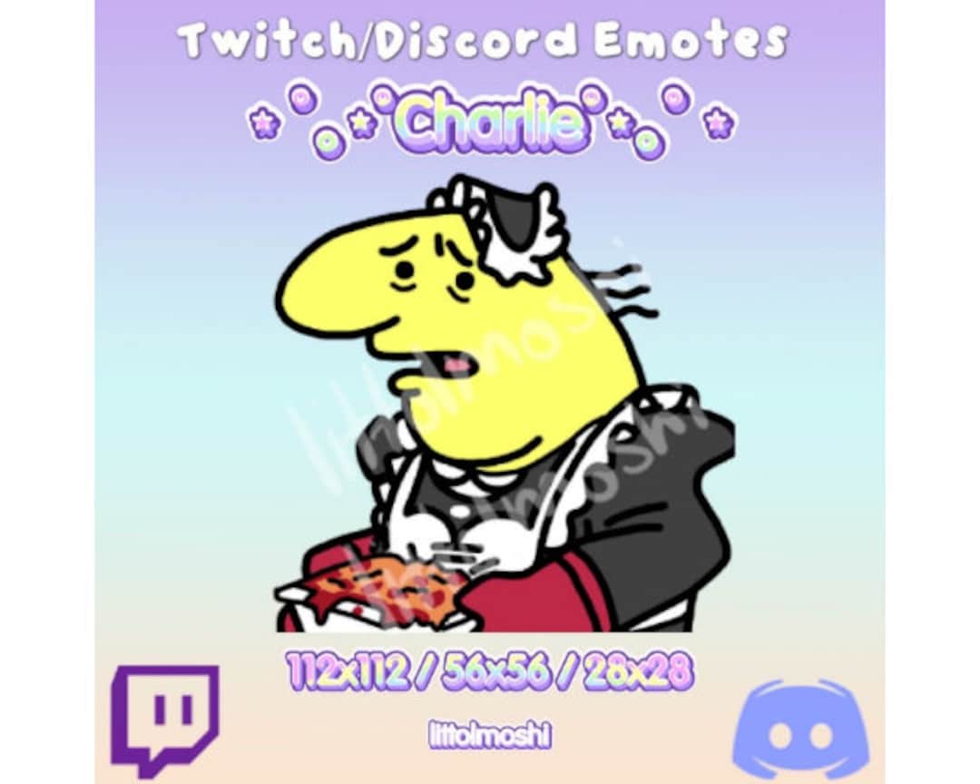 Smiling Friends Charlie Maid Emote (twitch/discord) - Etsy