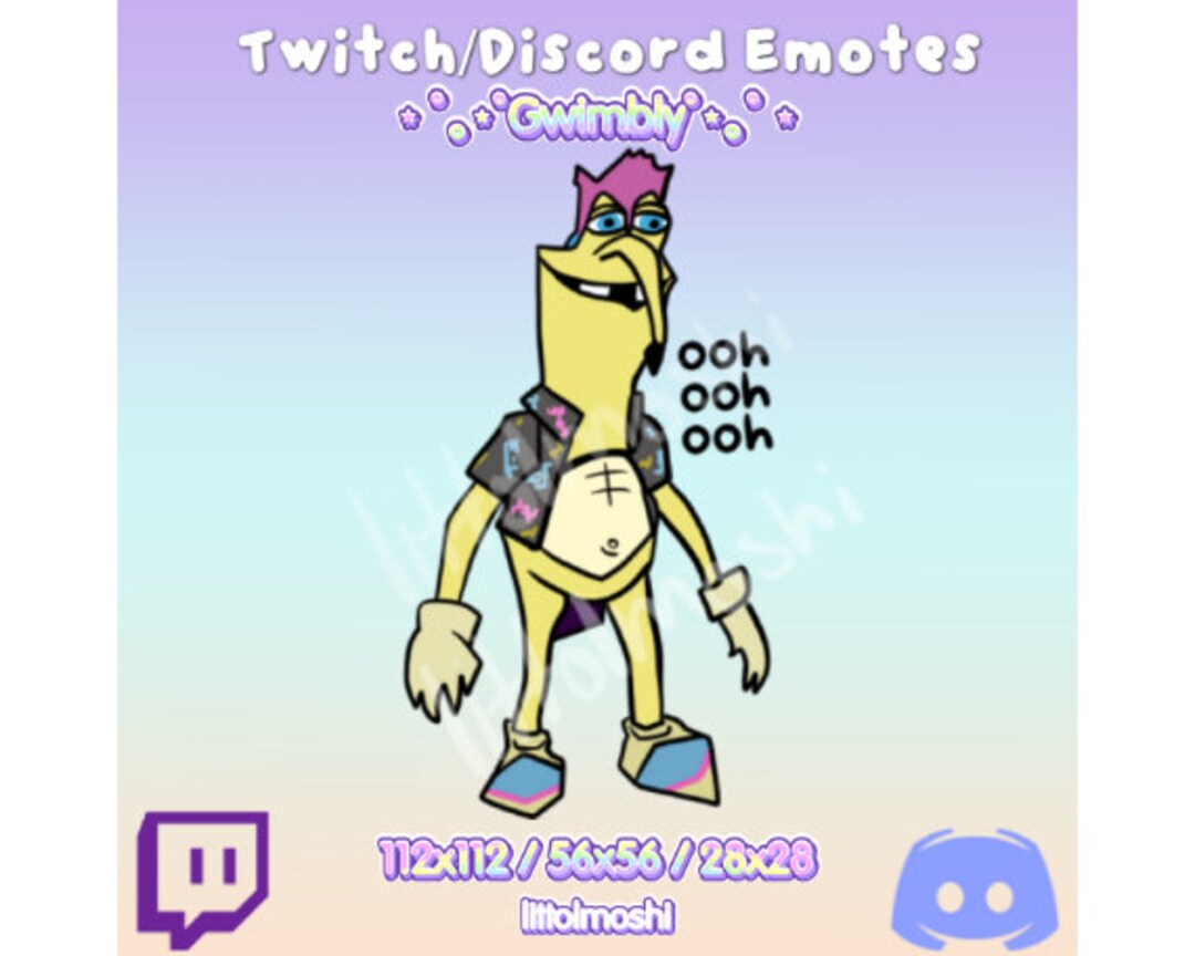 Smiling Friends Gwimbly Emote (twitch/discord) - Etsy
