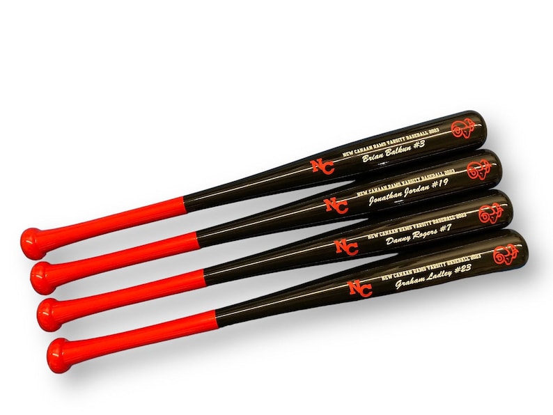 26" and 33" Personalized Baseball Bat Custom Baseball Bat Engraved Bat ...