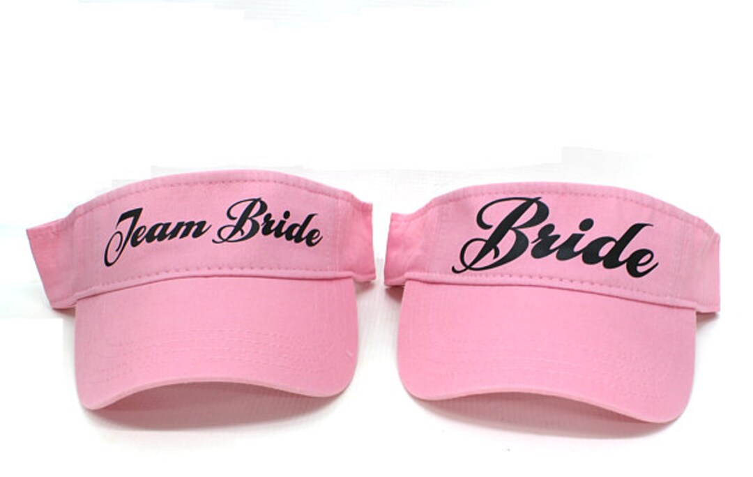 Wedding Party Visor Brides Hat Mother of the Bride Hat Team Bride Sun ...